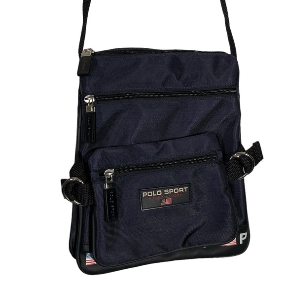 Polo Ralph Lauren | Bags | Vintage Blue Polo Sport Crossbody Bag ...